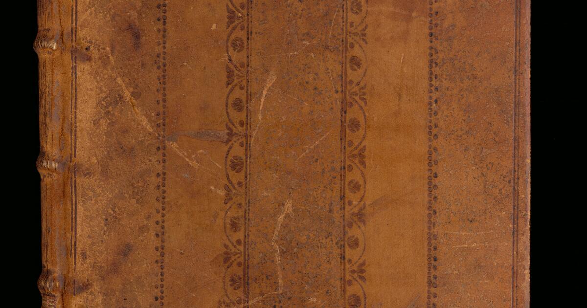 Cambridge Bookbindings : A blind-tooled binding for the University ...